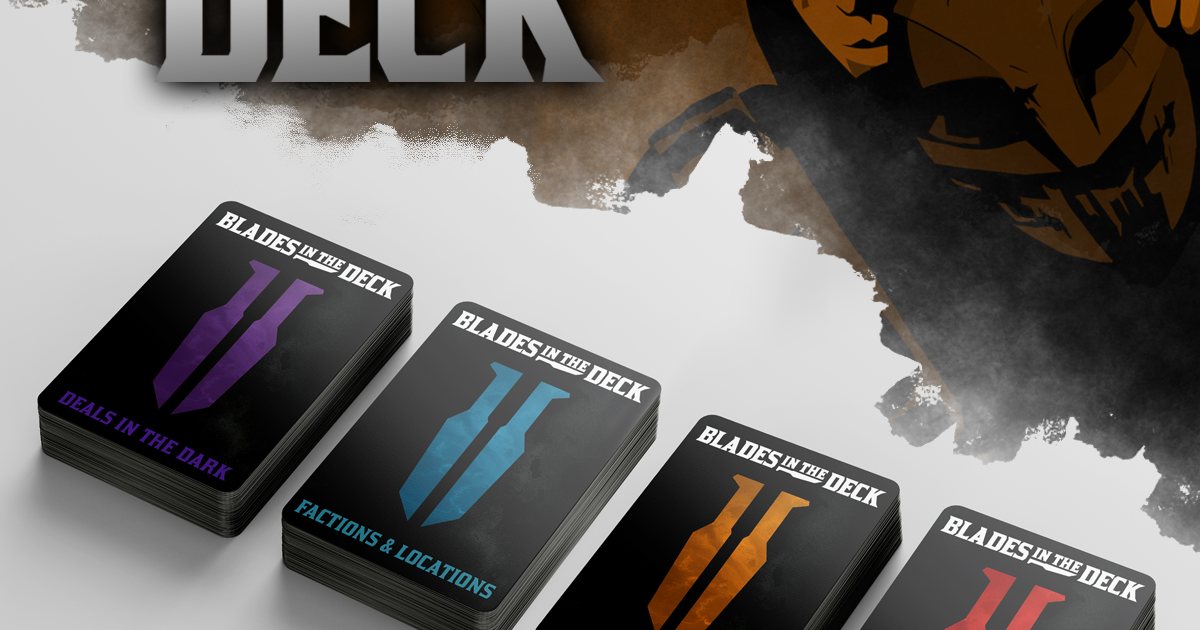 Blades in the Deck - Blades in the Dark TTRPG Aid Cards